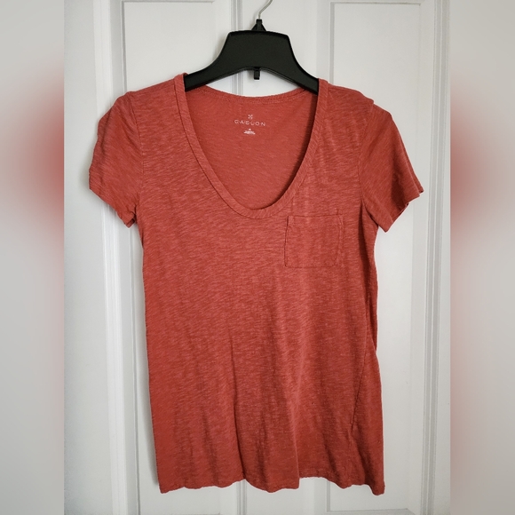 Caslon | Tops | Item 7 Caslon Terracotta Top | Poshmark